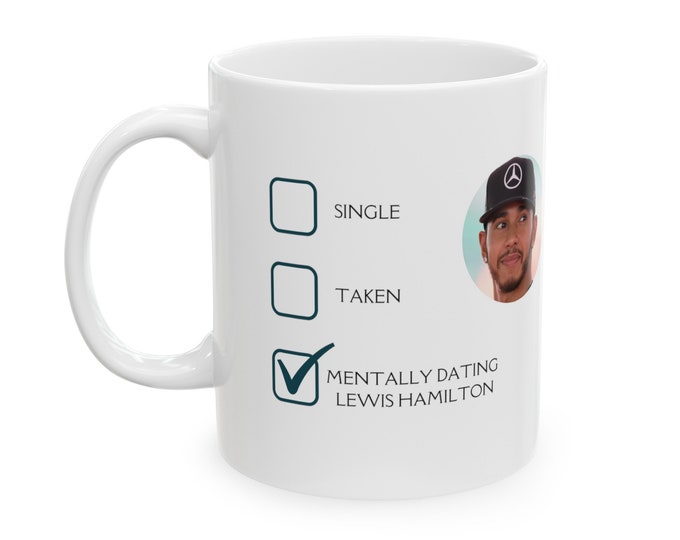 Lewis Hamilton Mug GOAT Formula 1 Fan Gift Coffee Mug George Russell ...