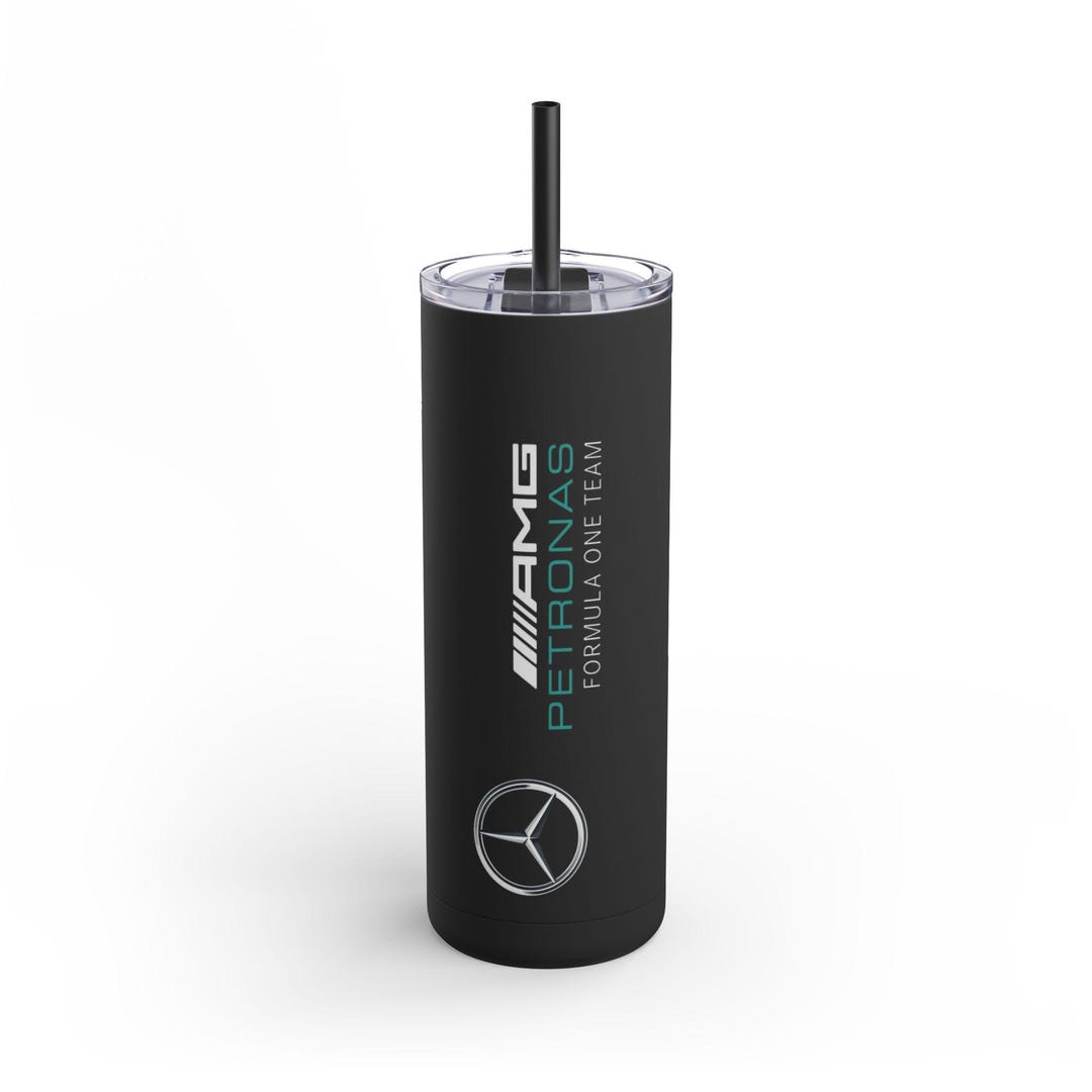 Mercedes AMG Petronas F1 Team Water Black Bottle, Mercedes F1 Skinny ...