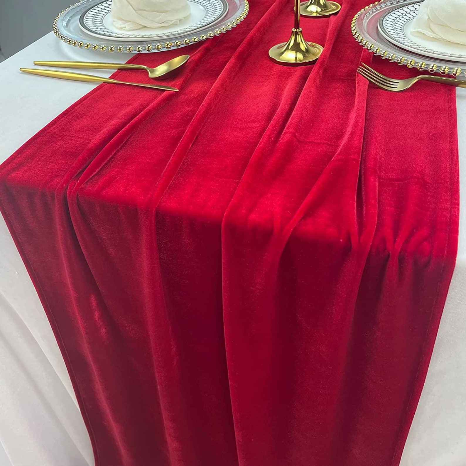 Velvet Table Runner Luxurious Wedding Reception Decorations - Etsy