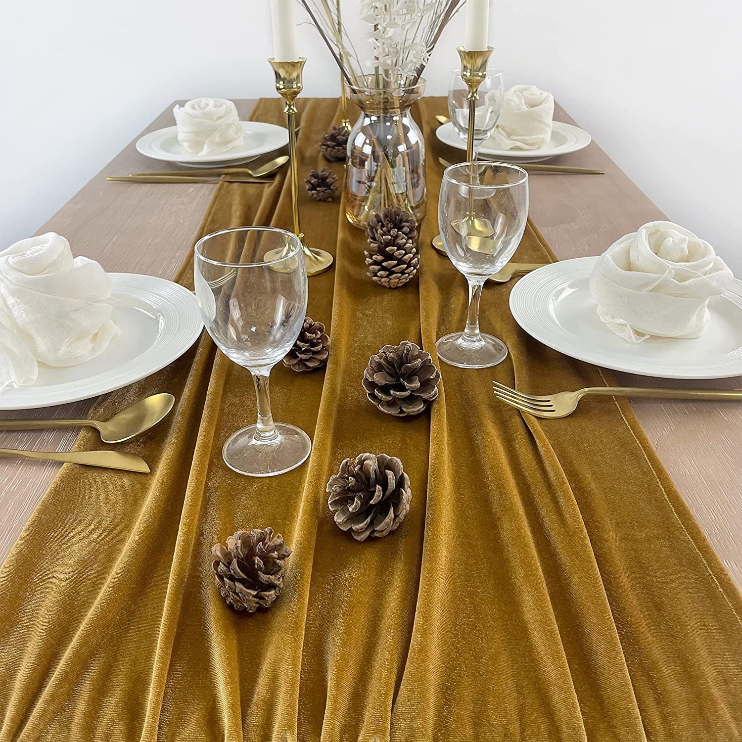 Velvet Table Runner Luxurious Wedding Reception Decorations - Etsy