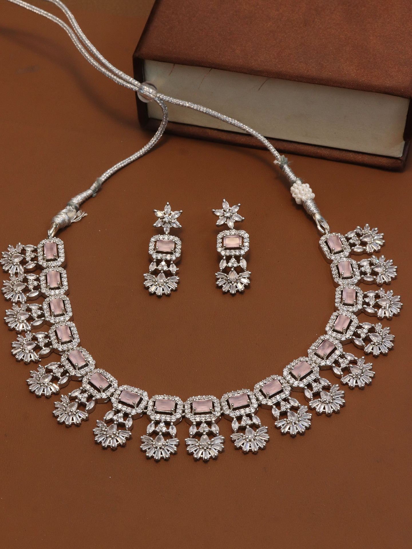 Indian Diamond Jewelry Set