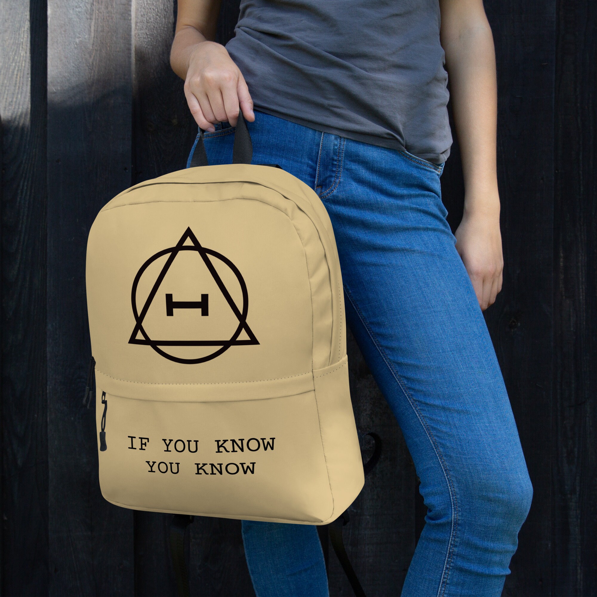 Theta Delta Backpack Therian Gift 'if You Know, You Know' Otherkin ...