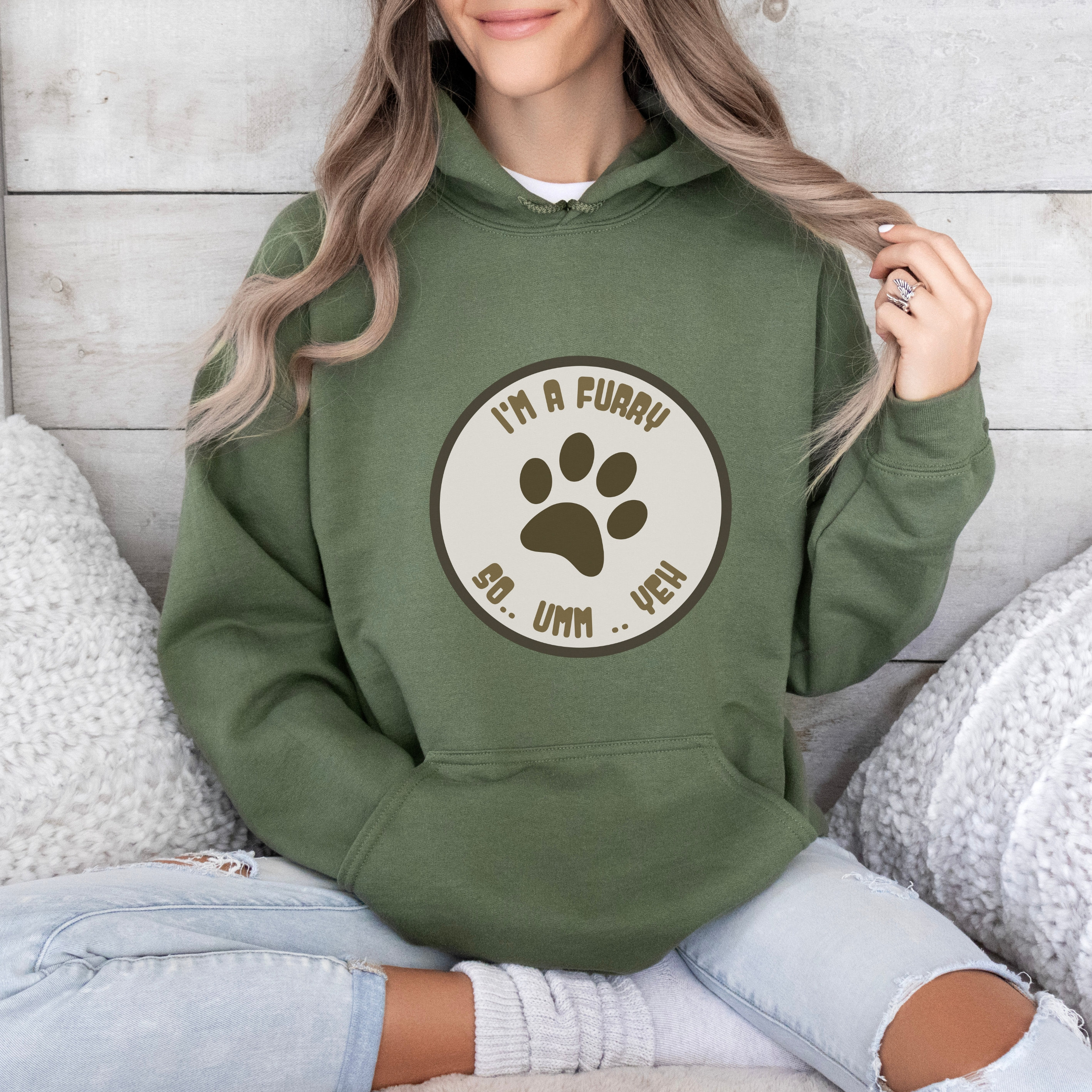 Furry Fandom Hoodie Furries Fursona Gift Furry Gift, Furry Fashion, Fun ...