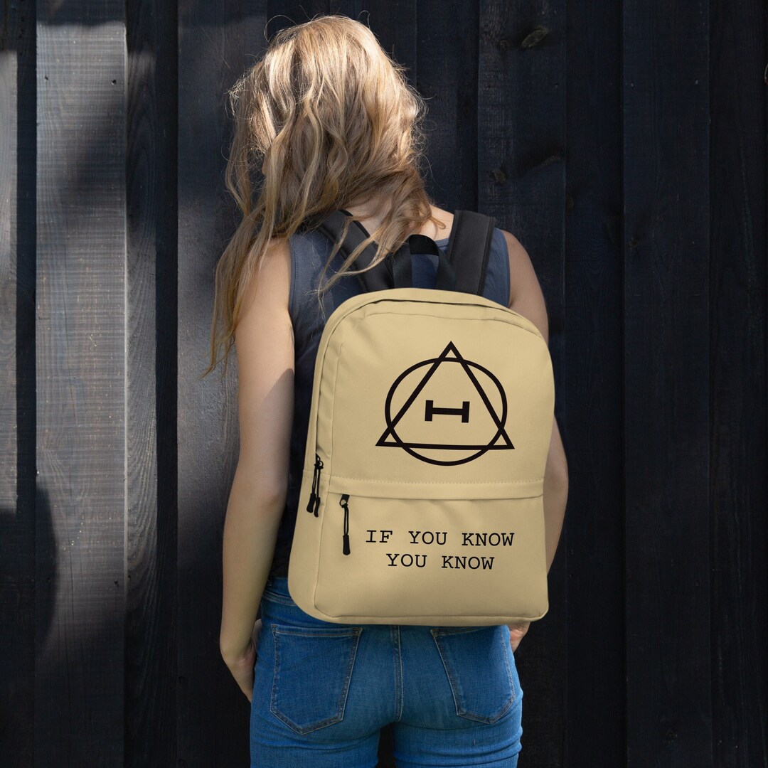 Theta Delta Backpack Therian Gift 'if You Know, You Know' Otherkin ...
