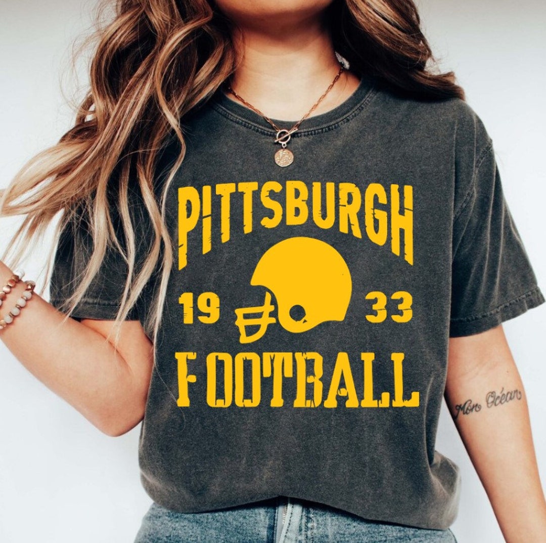Pittsburgh Football Team Comfort Color Unisex Tshirt, Pittsburgh ...