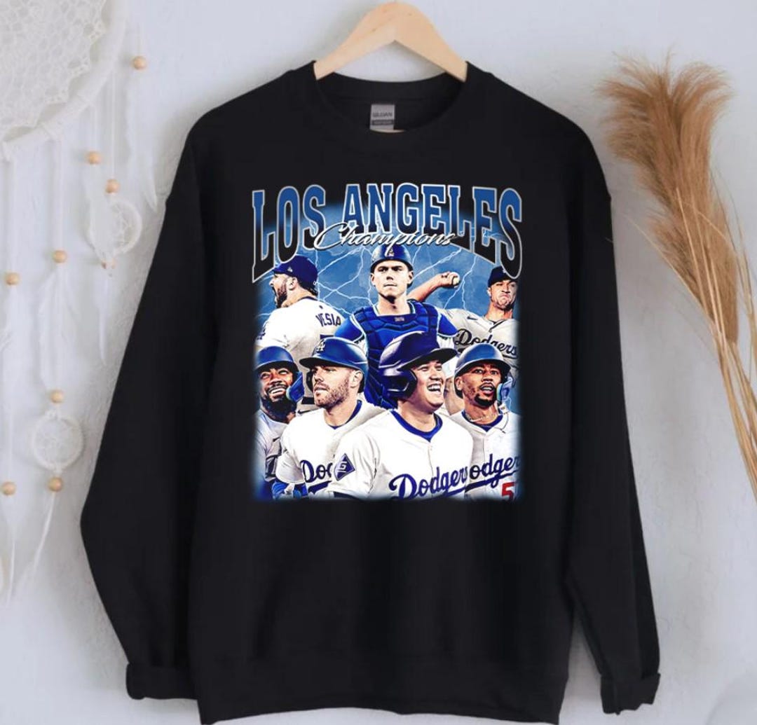 Vintage Los Angeles Baseball Team Champs 2024 Bootleg 90s Sweatshirt ...