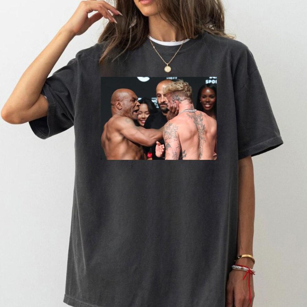 Mike Tyson Slap Jake Paul Funny Vintage Comfort Colors Shirt, Mike ...