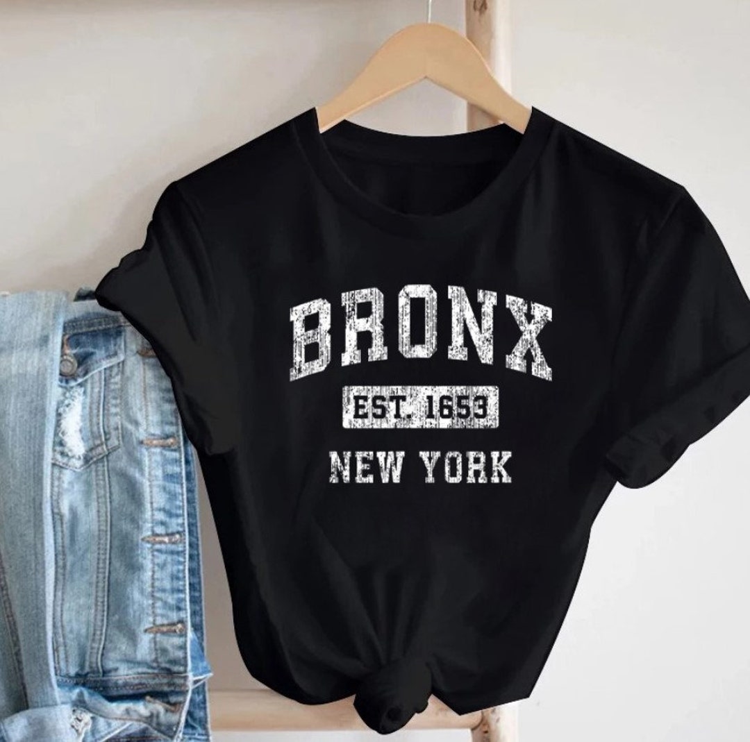 Bronx New York Vintage EST 1653 Shirt, NYC Bronx Vintage Retro Shirt - Etsy