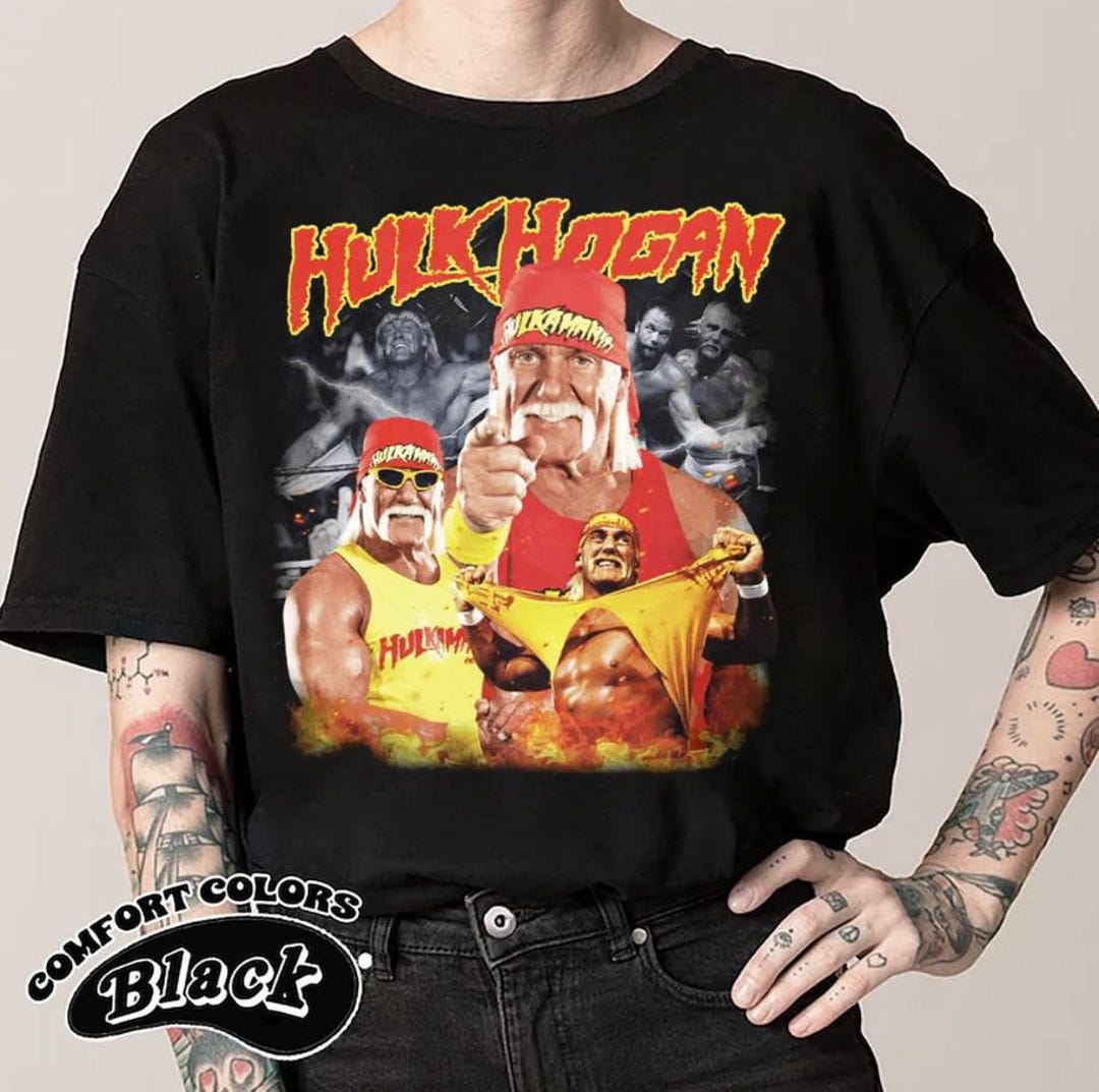 RIP Hulk Hogan Bootleg V1 Vintage Comfort Colors Shirt, Hulk Hogan ...