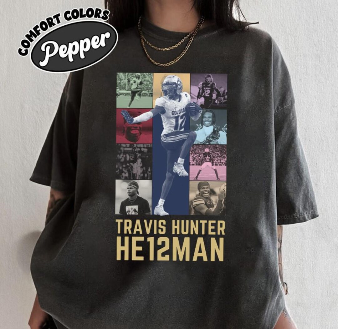 Travis Hunter He12man Tour Vintage Comfort Colors Shirt, Travis Hunter ...