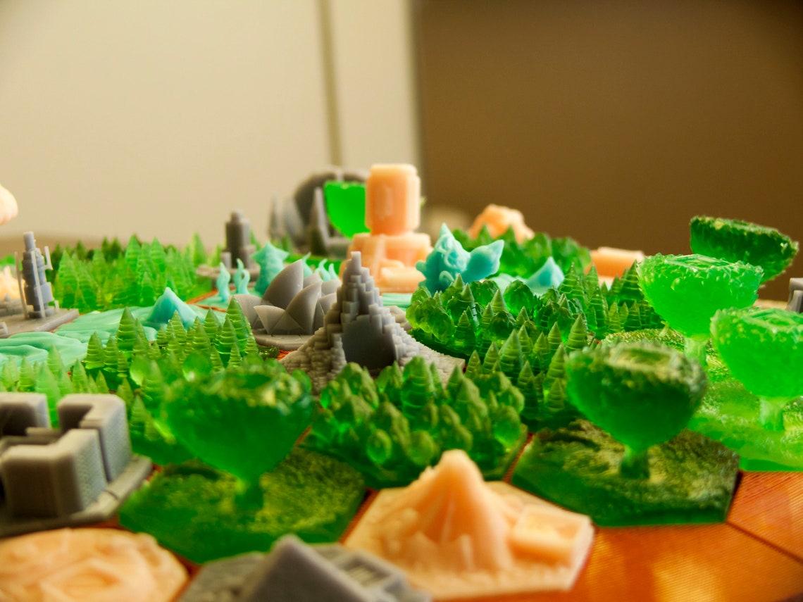 Terraforming Mars 3D Tiles - Etsy
