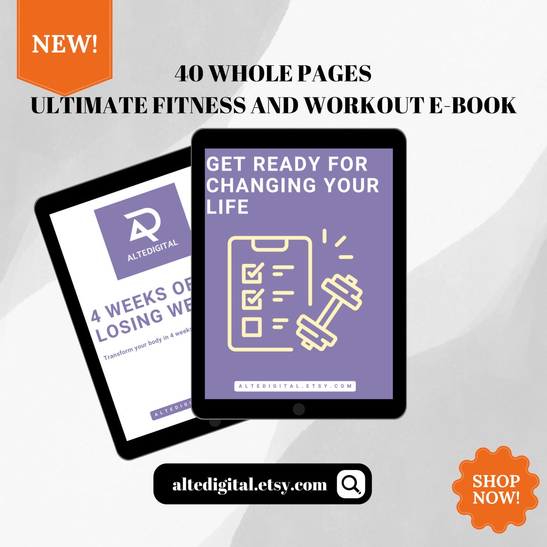 4-week Ultimate Fitness Guide: Home Workouts Nutrition Tips - Etsy