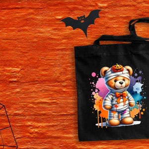 Teddy Bear Halloween Clipart Bundle - Halloween Bear Clipart ...
