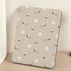 Cute Bee iPad Air 4 iPad Pro 12.9 Case, iPad 10.2 iPad 9.7 Case, iPad ...
