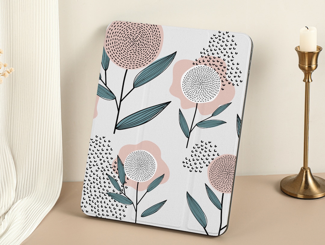 Aesthetic Art Floral iPad Air 4 iPad Pro 12.9 Case, iPad 10.2 iPad 9.7 ...