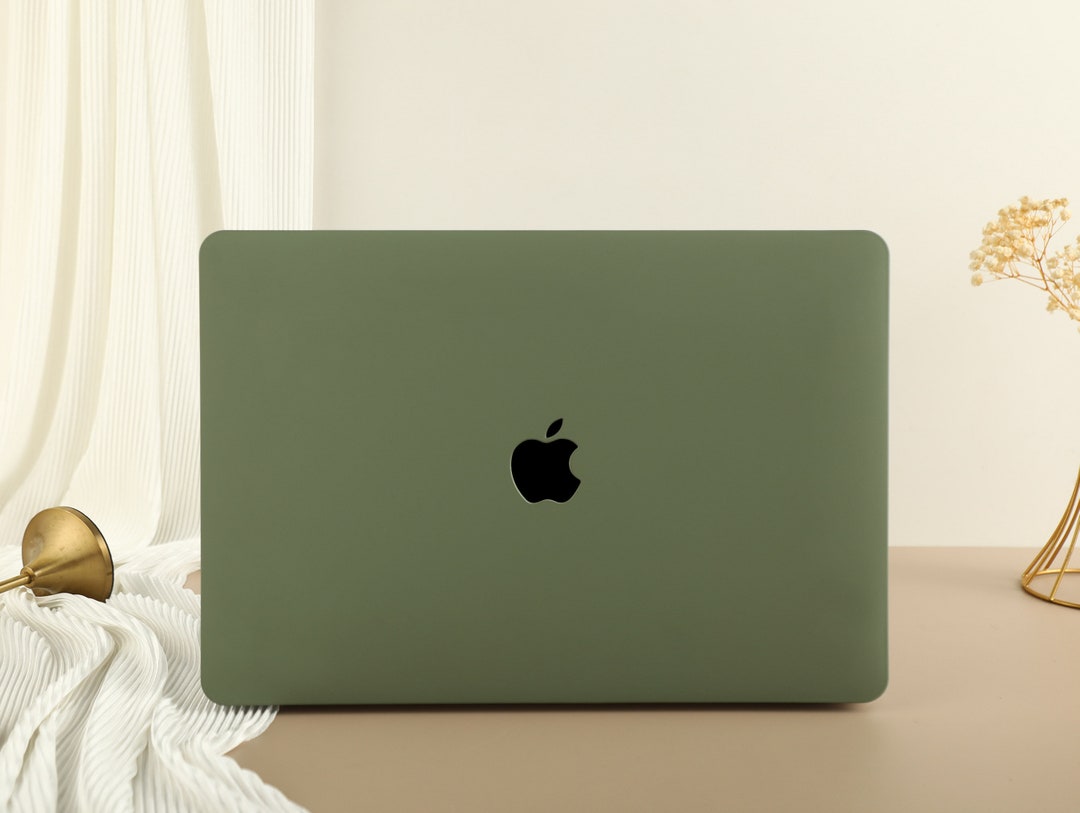 Retro Green Laptop Case MacBook Air 15 2023, Hard Case MacBook Cover ...