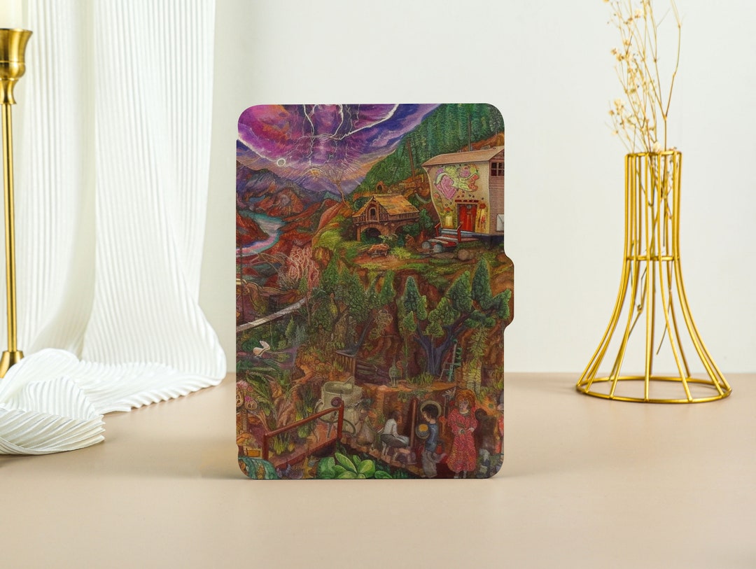 Oil Painting Town Kindle Case Kindle Paperwhite 11th Generation ...