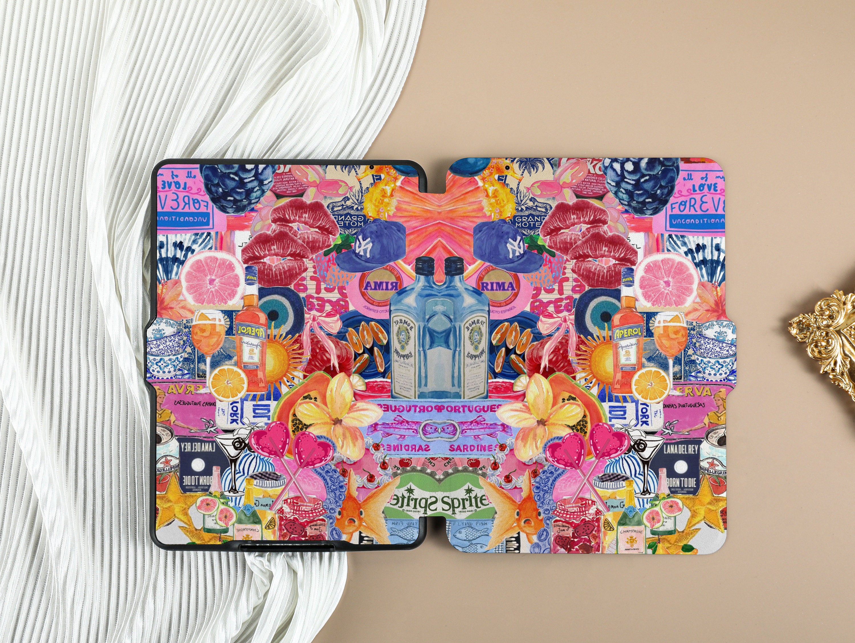 Orange Collision Kindle Case Kindle Paperwhite 11th Generation ...
