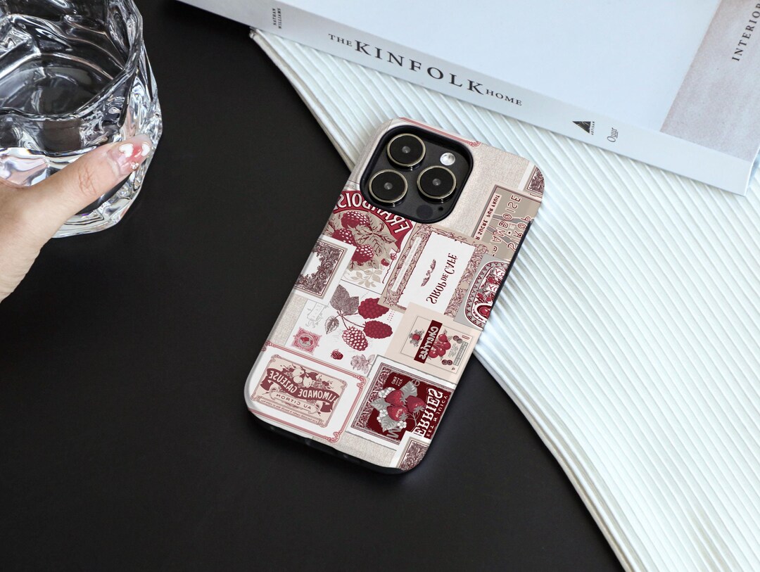 Red Stamp Labels Print iPhone Case for iPhone 17 16 Case iPhone 14 Pro ...