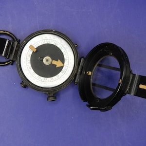 WW2 British Military Marching Compass of Brass by Glauser of London ...