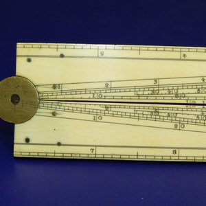 Antique Ruler Sector Instrument. 19th Century Sector. Brass Hinge ...