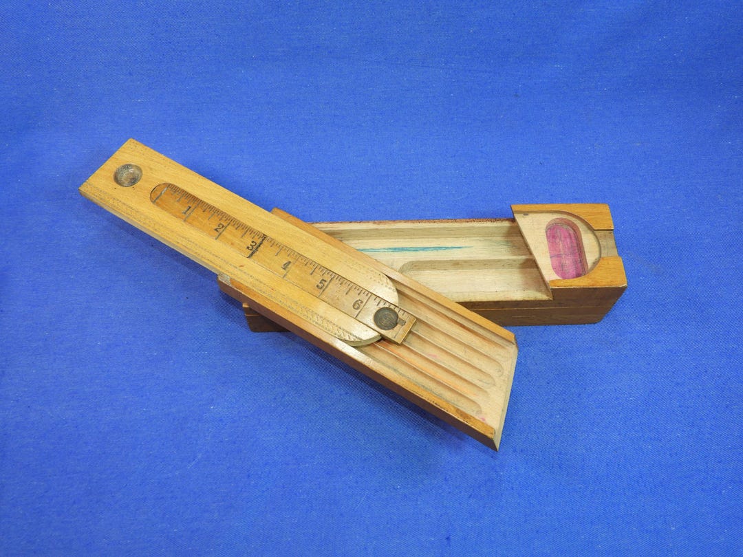 Vintage 1950s Wooden Pencil Box: Storage & Knick Knacks. - Etsy