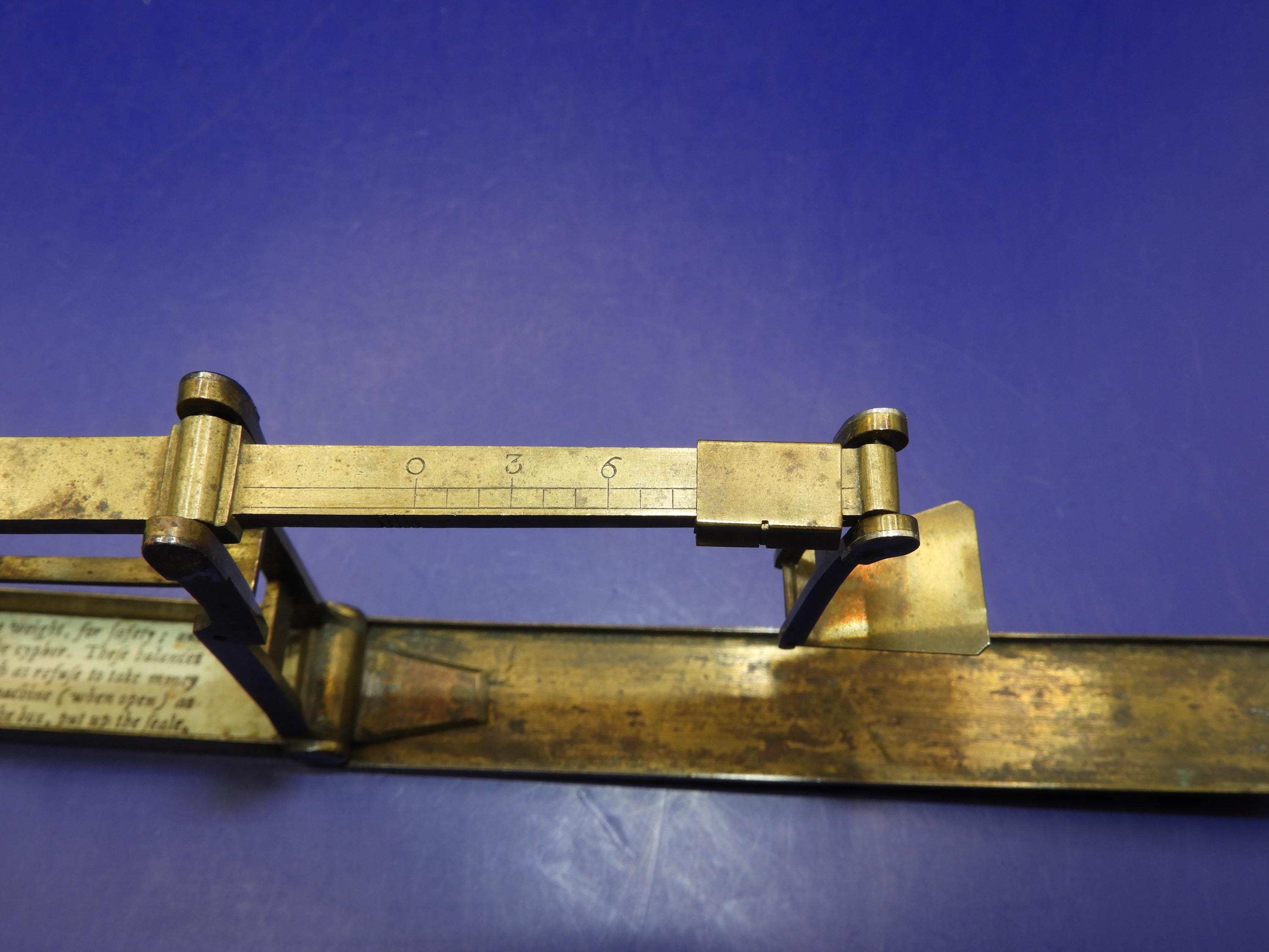 Antique Sovereign Scale..... Rare Antique George III Brass Pocket ...