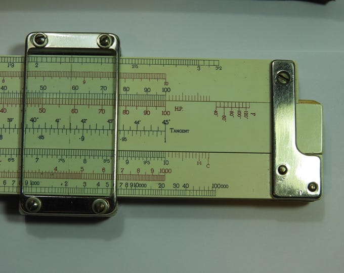 Slide Ruler W&G Australian 432 "dual-face" Comprehensive Slide Ruler ...