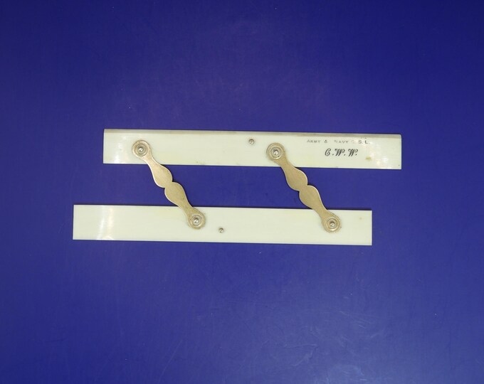 Antique Ruler Sector Instrument. 19th Century Scale Ruler Folding ...