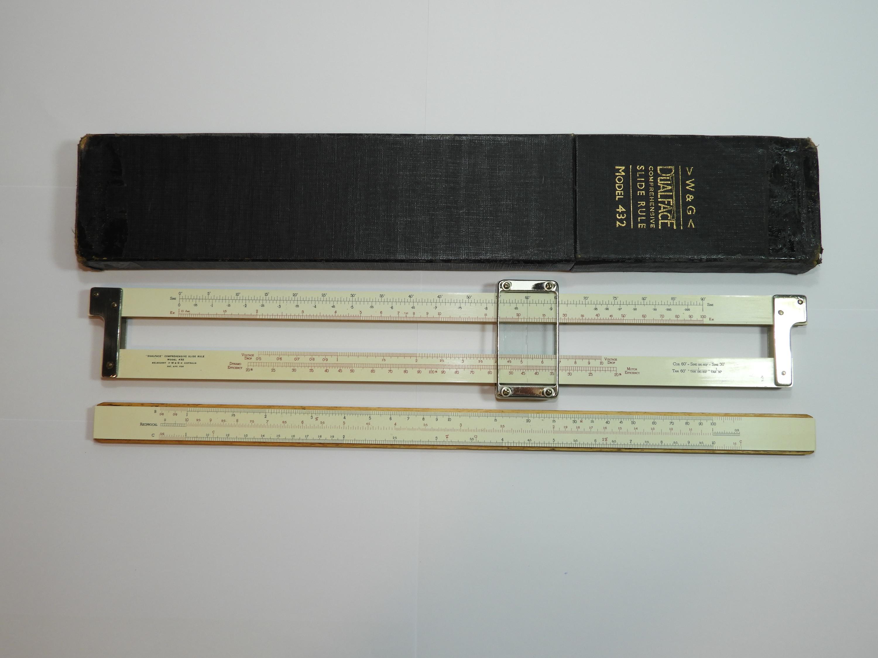 Slide Ruler W&G Australian 432 dual-face Comprehensive Slide Ruler ...