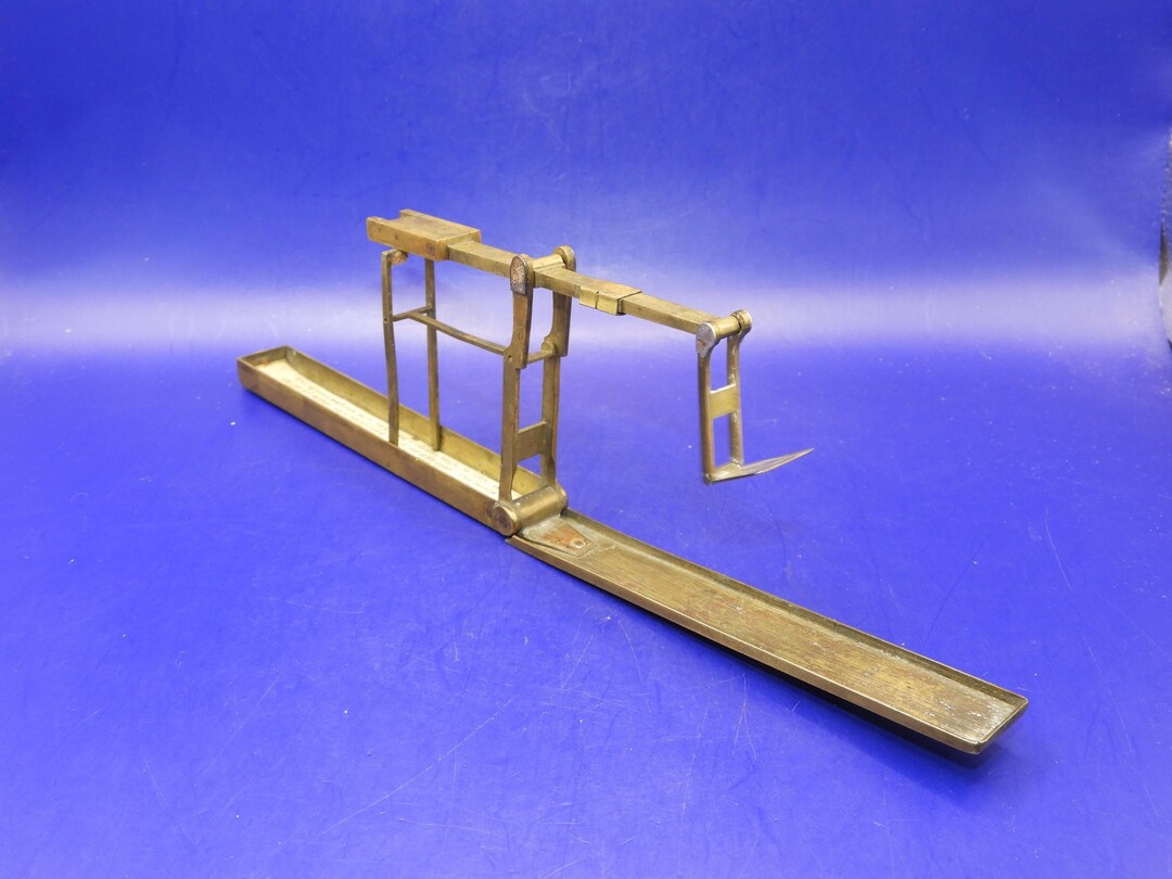 Antique Sovereign Scale..... Rare Antique George III Brass Pocket ...
