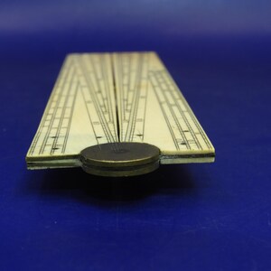 Antique Ruler Sector Instrument. 19th Century Sector. Brass Hinge ...