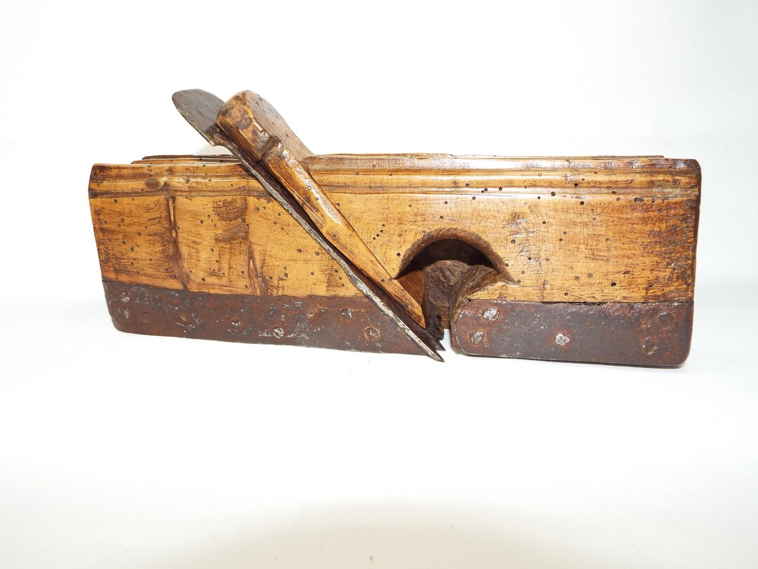 Rare Ancient 1700s Wood Carpenters Moulding Planer Cast Iron Blade. - Etsy