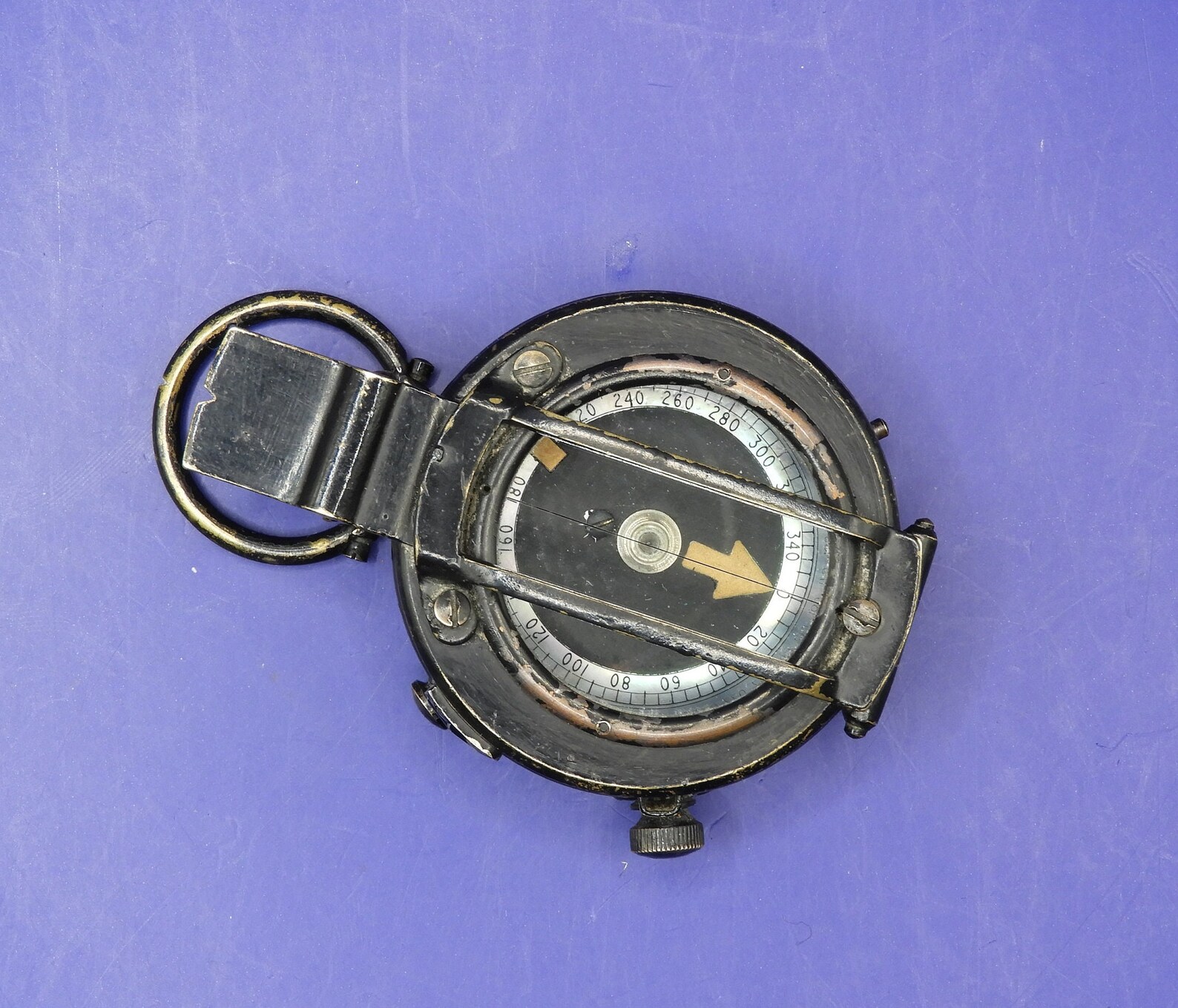 WW2 British Military Marching Compass of Brass by Glauser of London ...