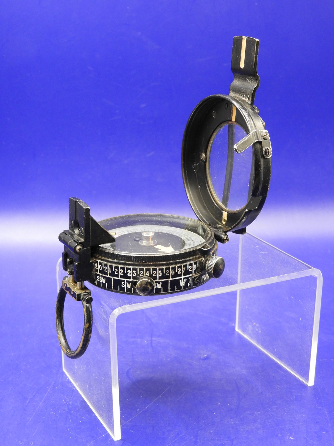 WW2 British Military Marching Compass of Brass by Glauser of London ...