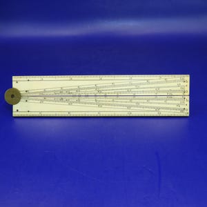 Antique Ruler Sector Instrument. 19th Century Sector. Brass Hinge ...