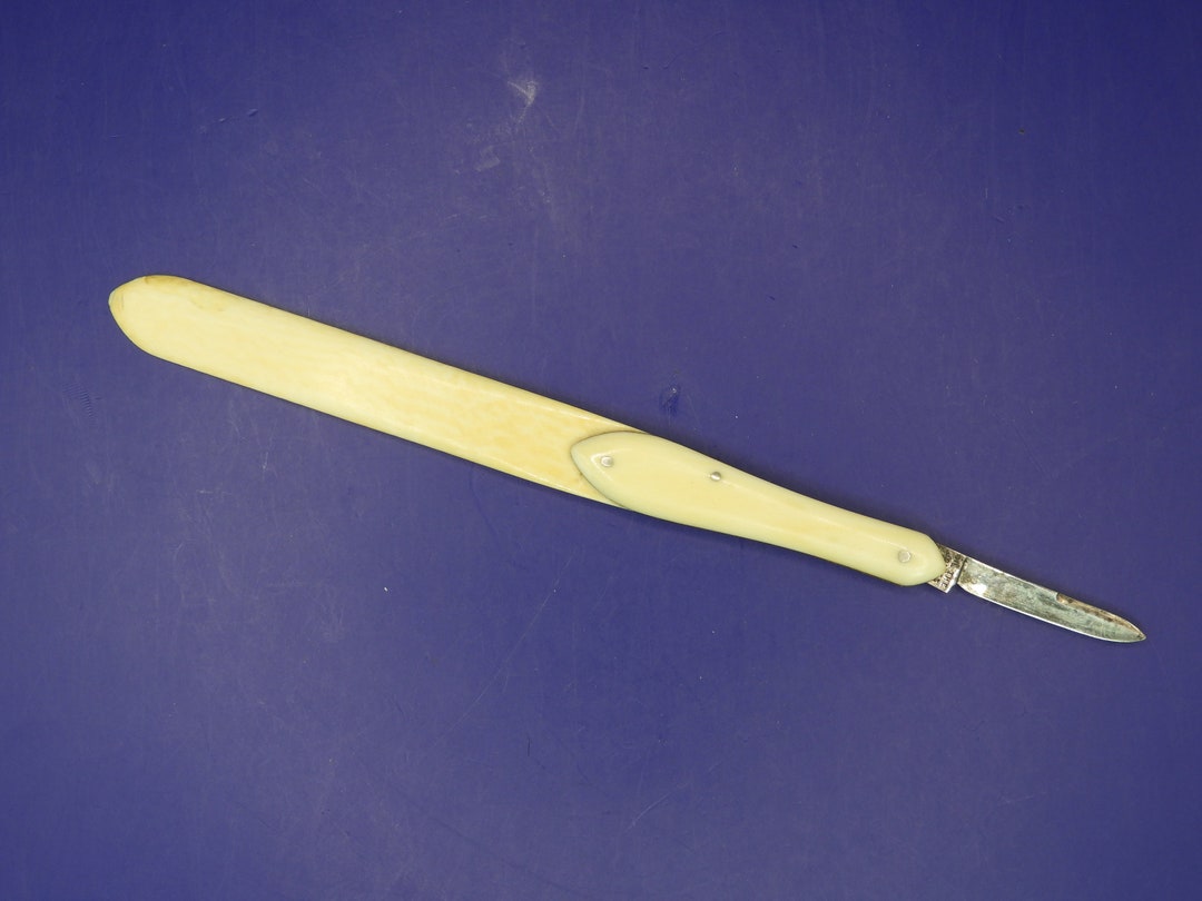 Antique C.1880 Victorian Letter Opener Quill Cutter. - Etsy