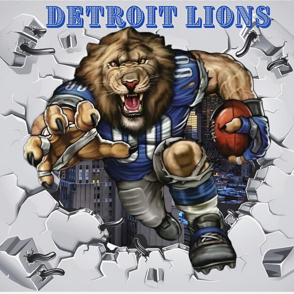 Detroit Lions Sublimation Wraps - Etsy