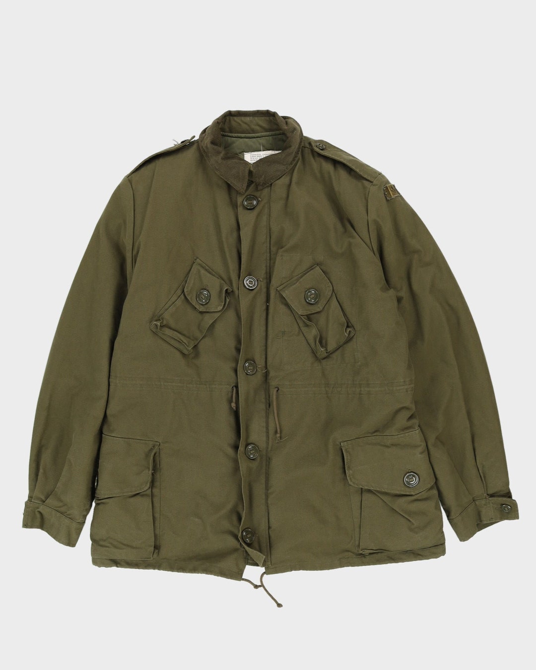 80s Vintage Canadian Army Field Jacket XL - Etsy