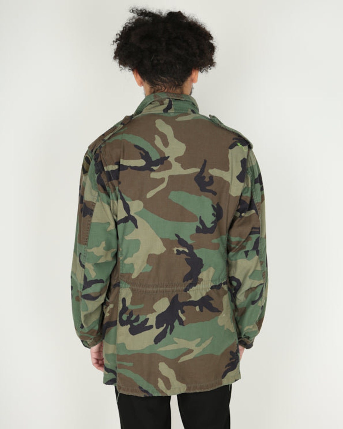 1990s Vintage Us Army M81 Woodland M65 Jacket Small - Etsy