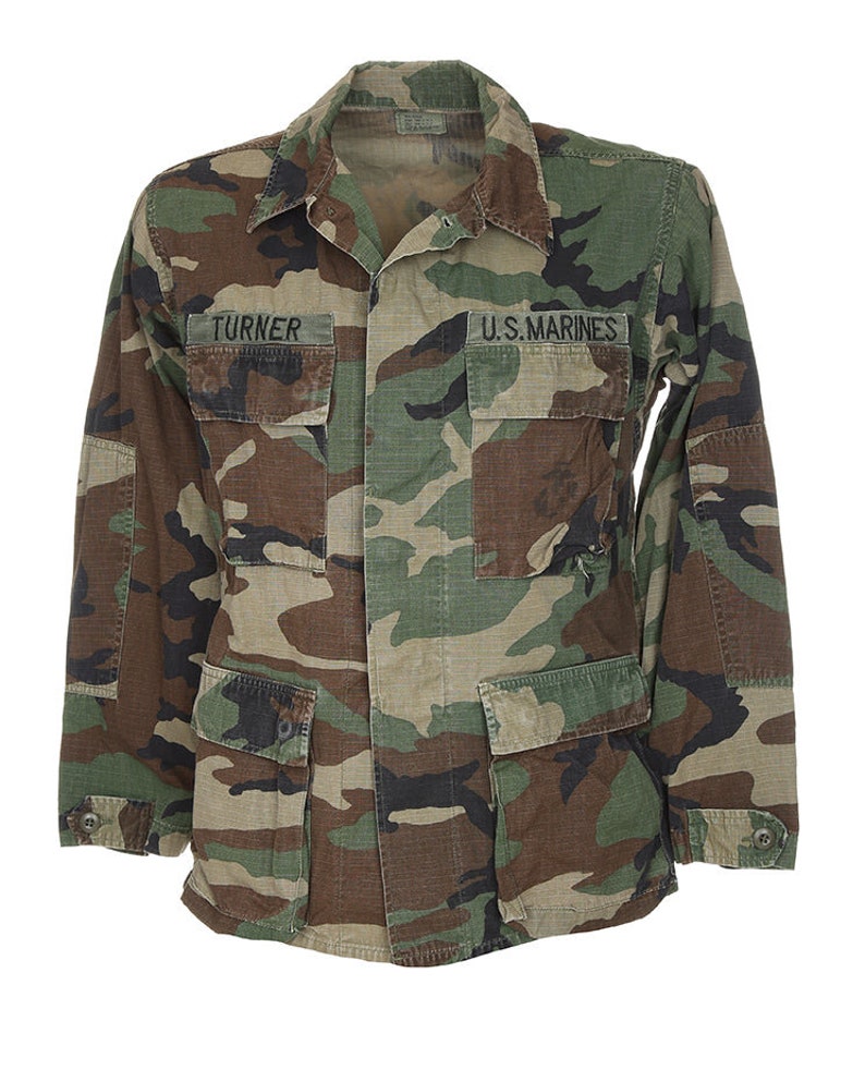 Rare 1989 Vintage USMC Marines Patched M81 Woodland BDU Jacket Small - Etsy