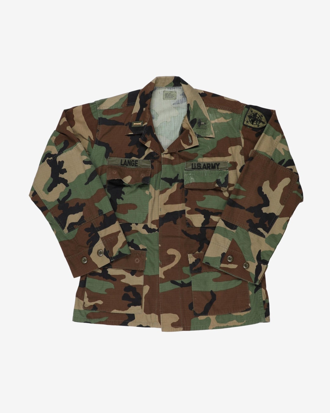 1999 Vintage US Army M81 Woodland Camo BDU Coat Medium / Short - Etsy