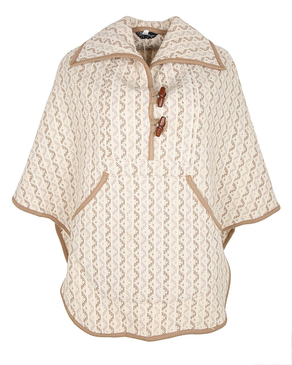 60s 'A Dafydd Snowdon Design' Cream Welsh Wool Tapestry Cape - Etsy
