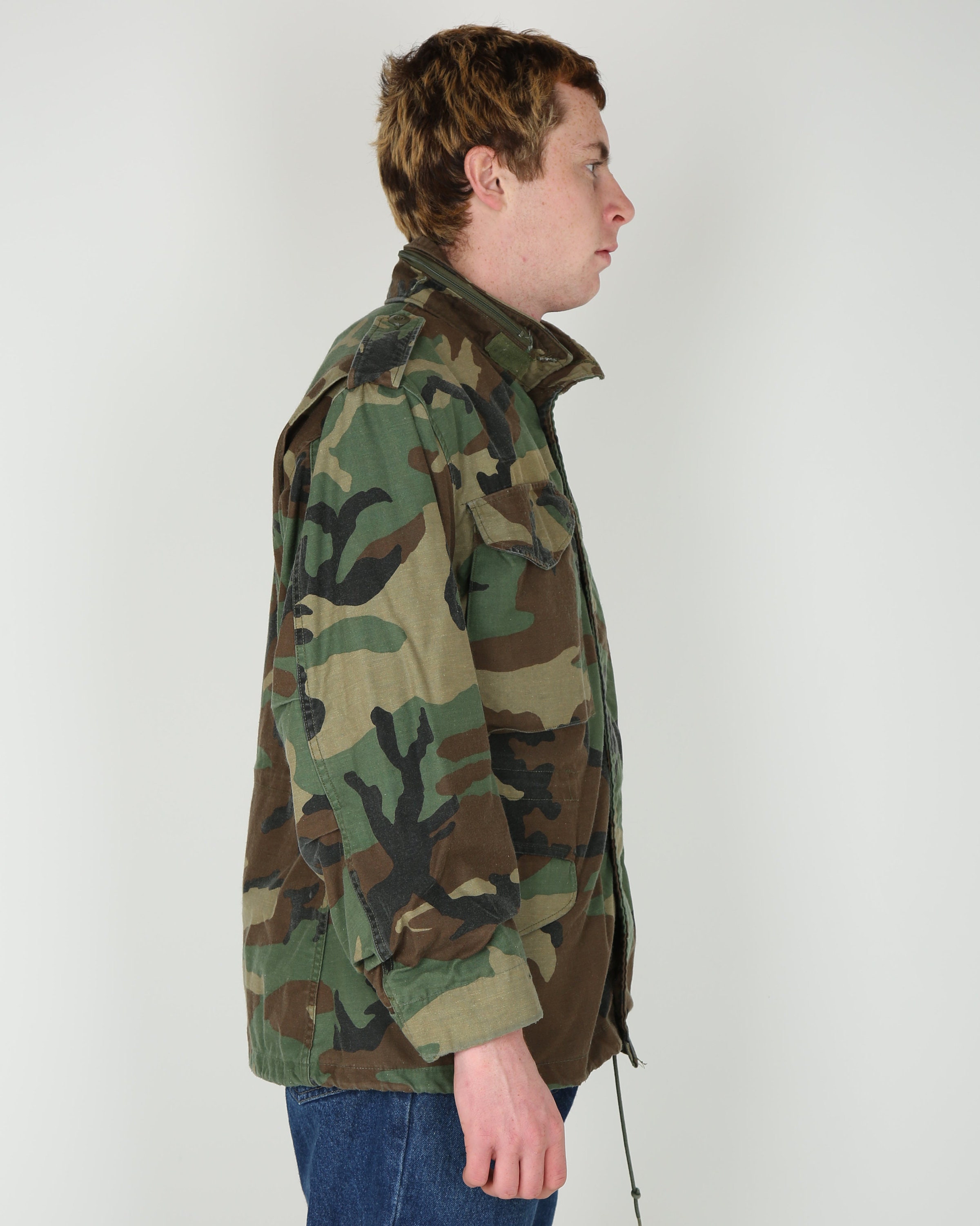 1987 Vintage US Army M-81 Woodland Camouflage M65 Field Jacket - Etsy