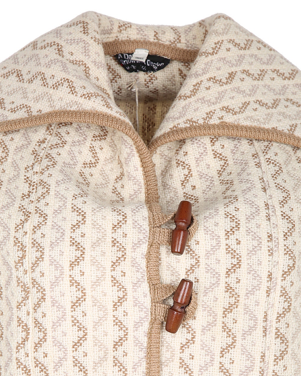 60s 'A Dafydd Snowdon Design' Cream Welsh Wool Tapestry Cape - Etsy