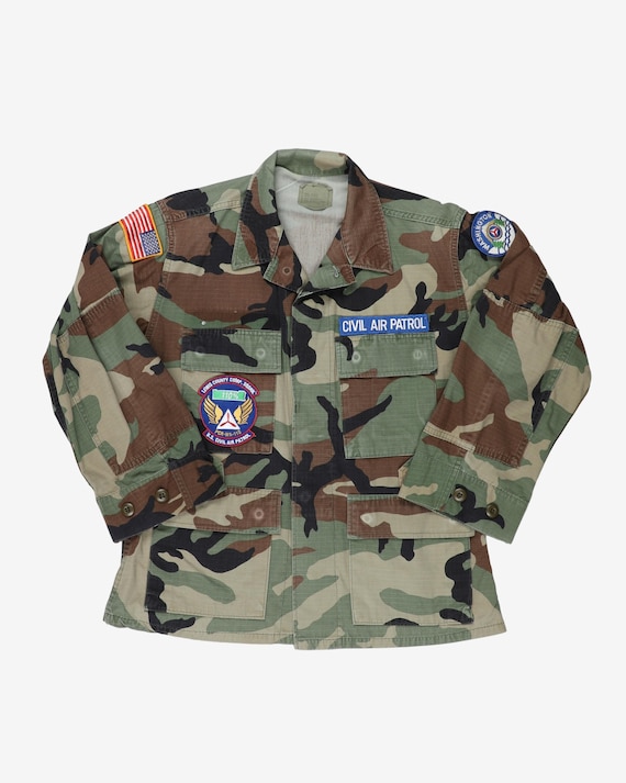 1990 Vintage US Civil Air Patrol M81 Woodland Camo BDU Coat - Etsy