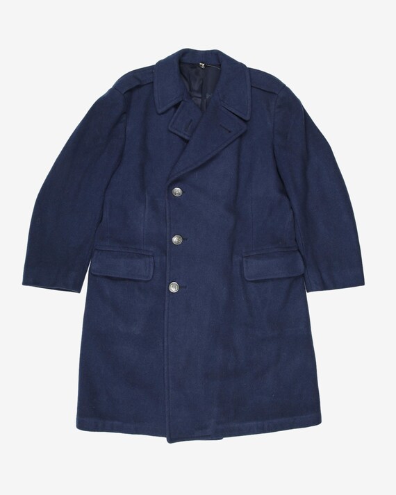 1951 Us Air Force Officer Military Blue Wool Sport Co… - Gem