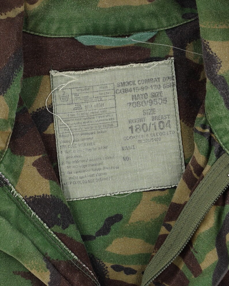 1980s Vintage British Army 85 Pattern DPM Camo Smock - Etsy