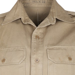 1964 US Army Beige Sergeant First Class Shirt M - Etsy