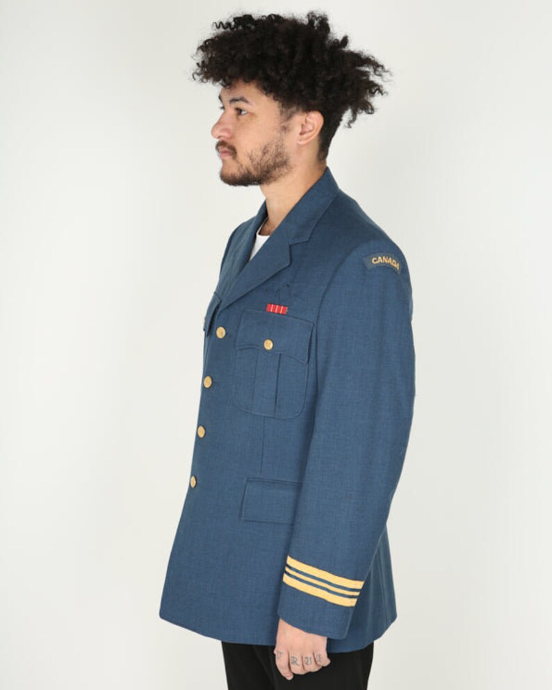 1980s Vintage Canadian Air Force Blue Dress Jacket Medium - Etsy